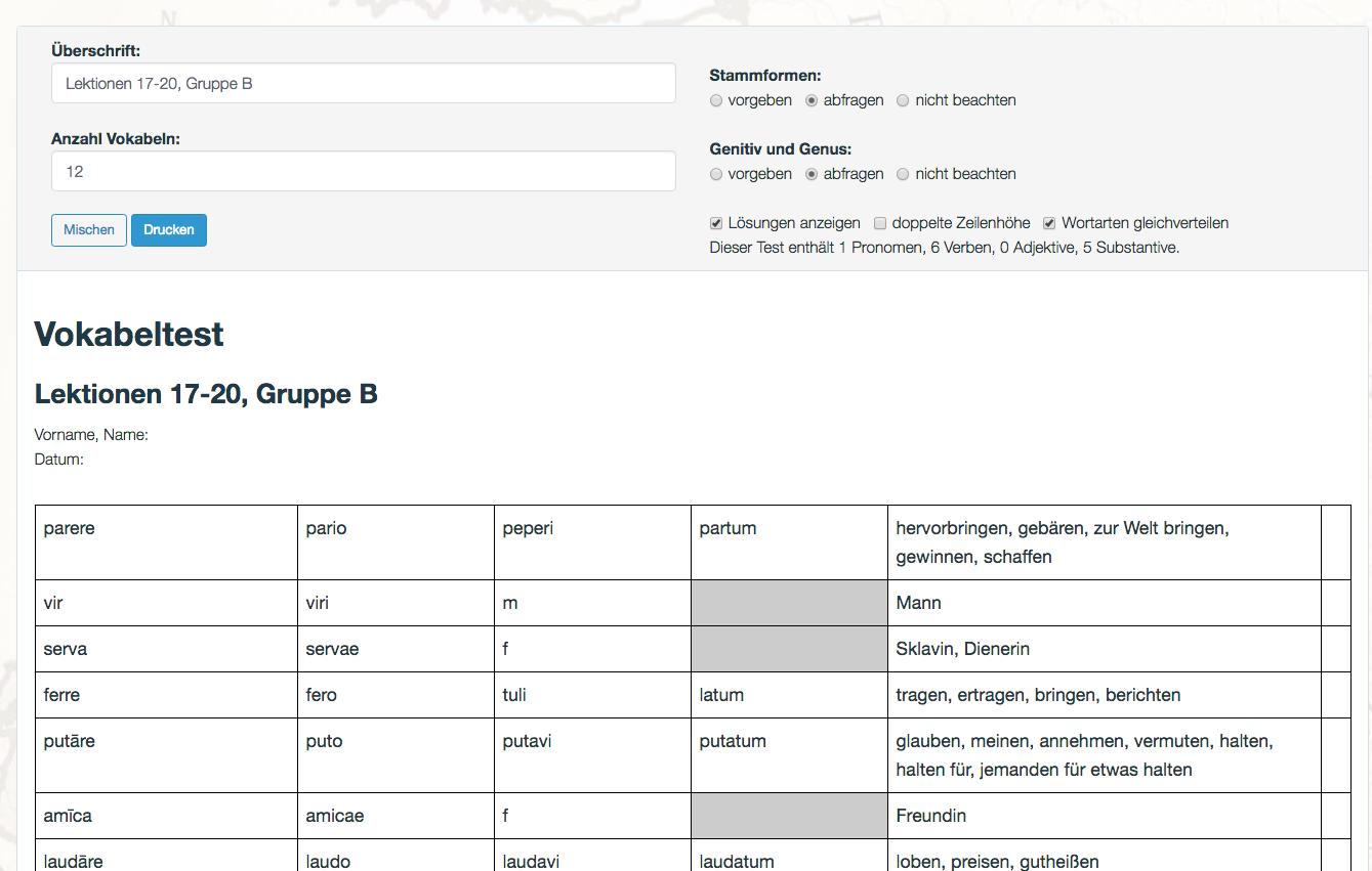 Latein Digitalisierung